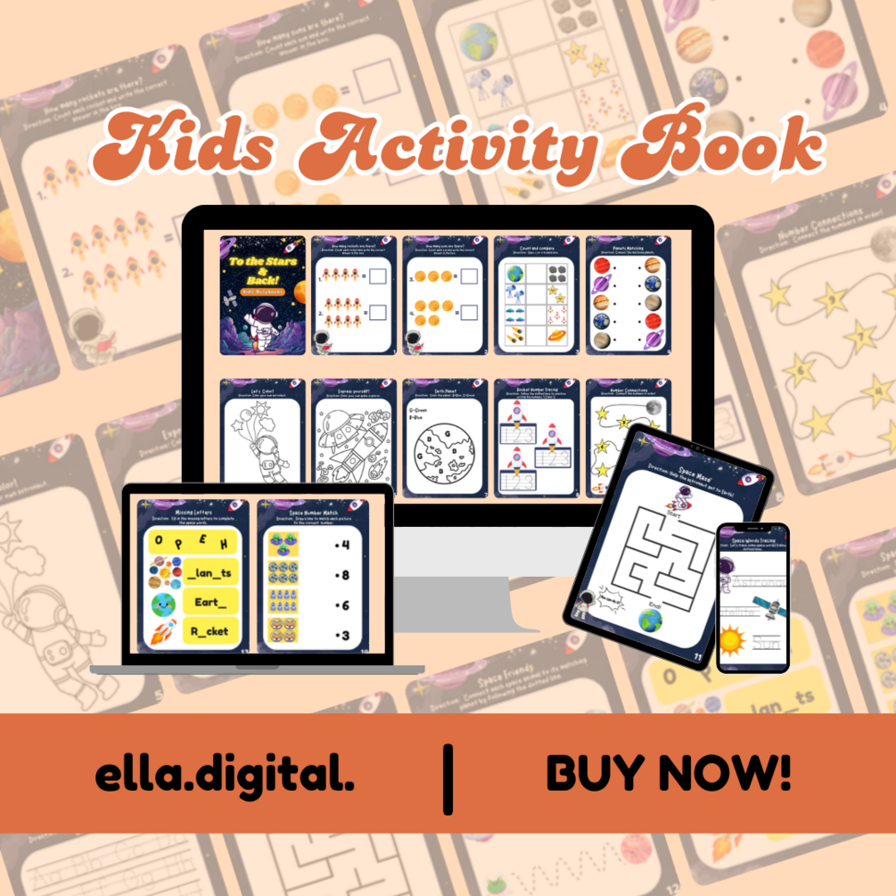 My Space Mission Activity Busybooks for Kids!