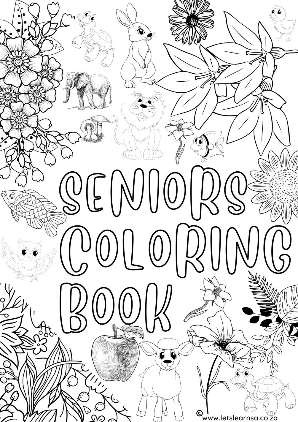 Seniors Coloring Book