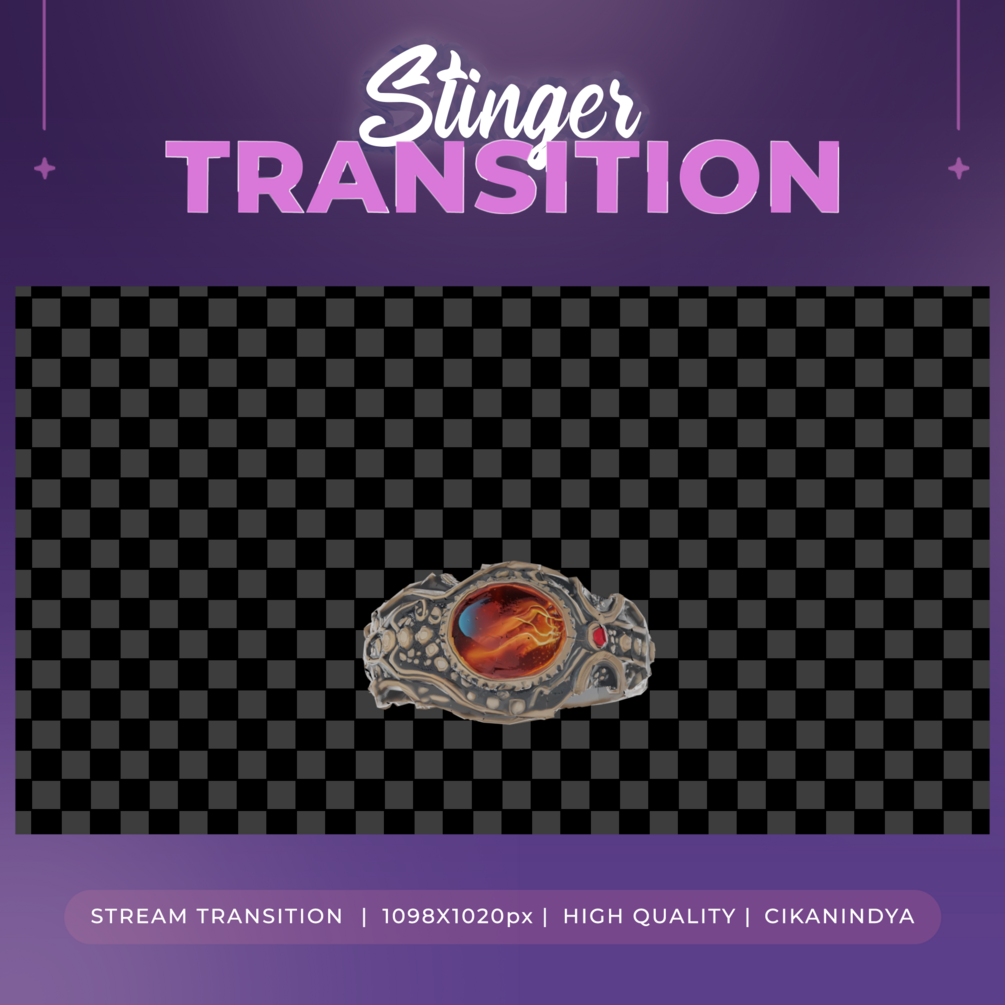 Animated Stinger Transition | Fire Ring Animation for Powerful Stream ...