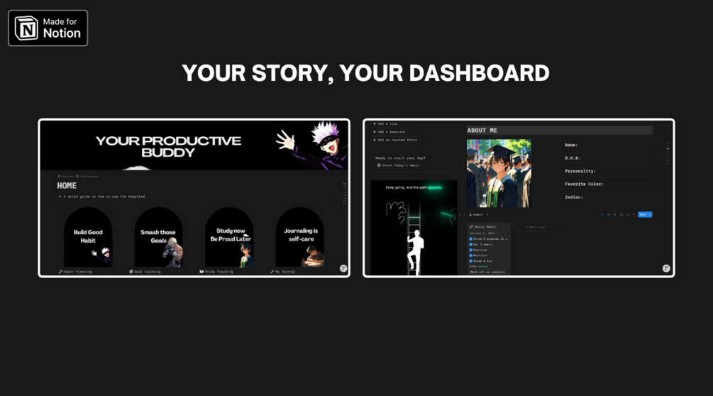 Shonen Planner - Notion Template