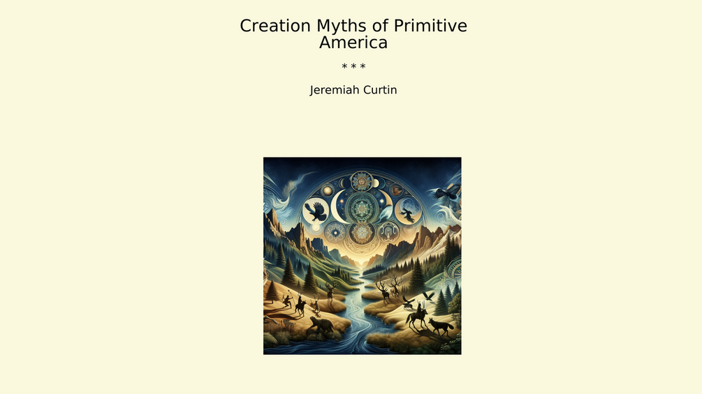 Creation Myths of Primitive America