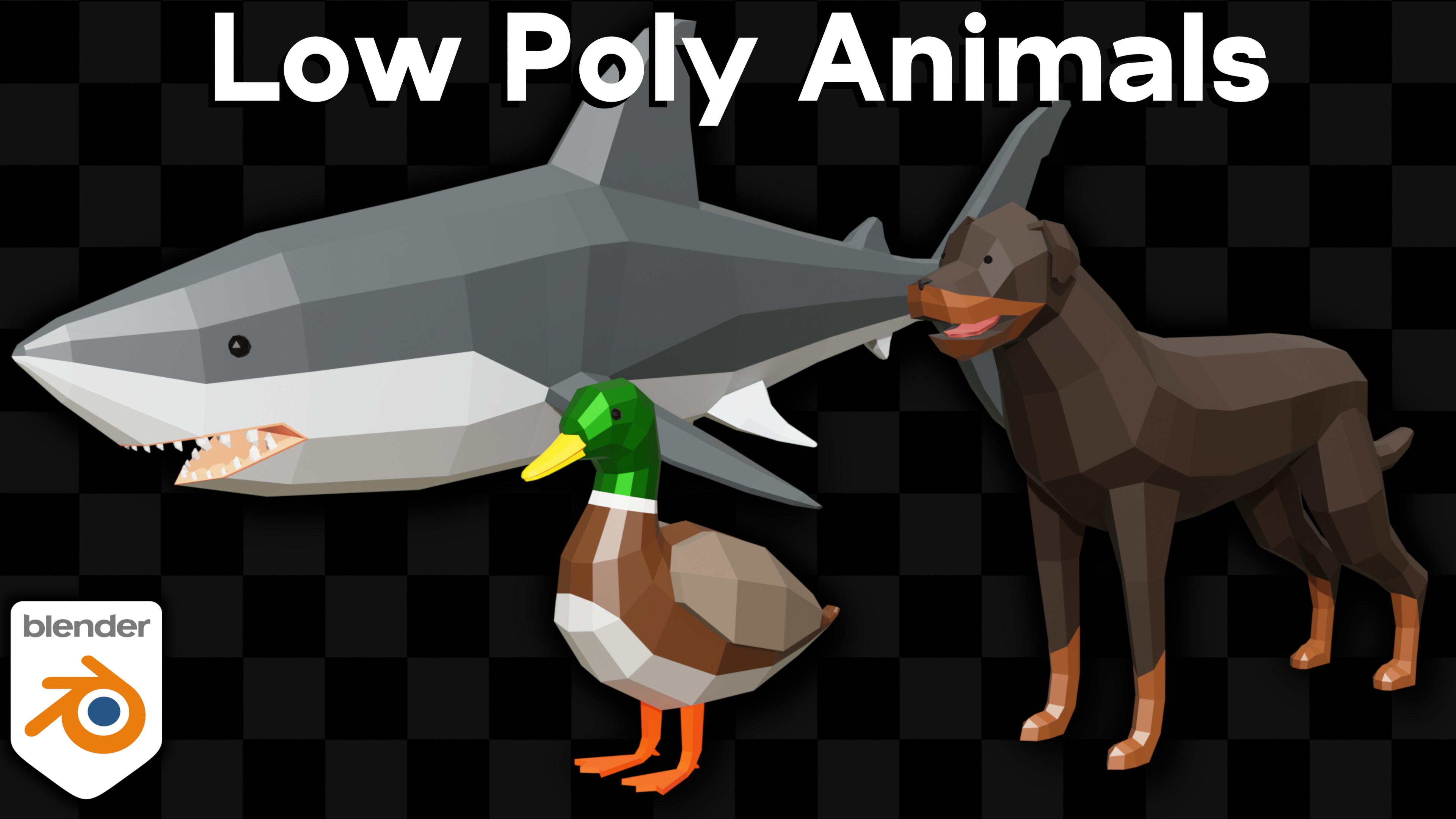 How to Make Low Poly Animals in Blender - Ryan King Art