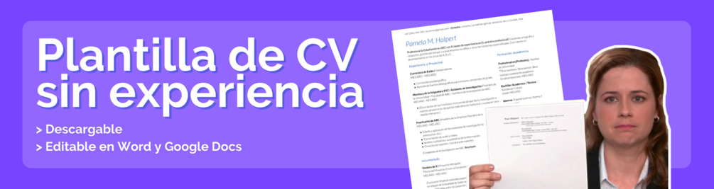TallerCV | Plantilla de CV sin XP (2024) (copy)