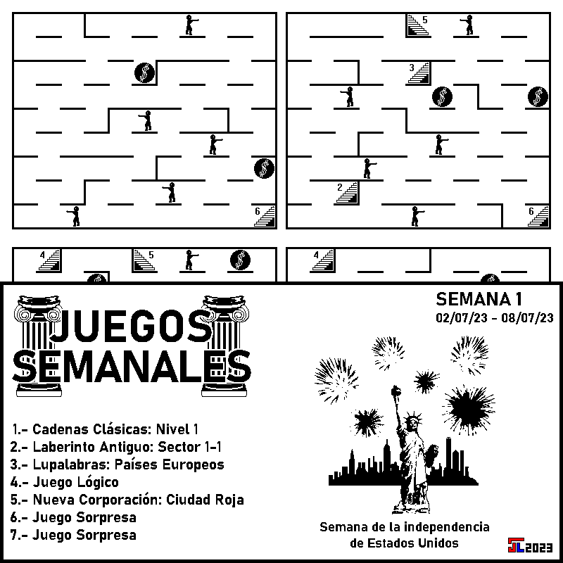 Juegos Semanales: Semana 1
