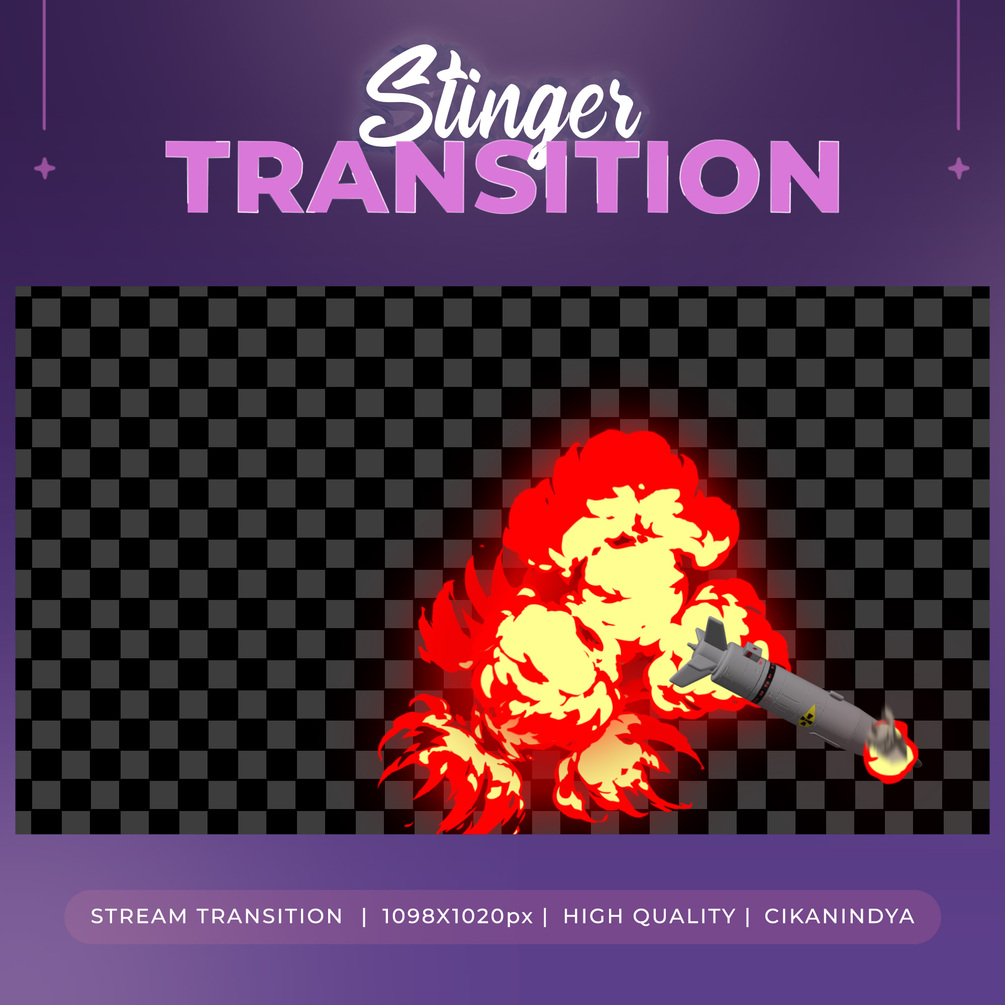 Animated Stinger Transition Megaton Explosion | Extreme Fireball Effect ...
