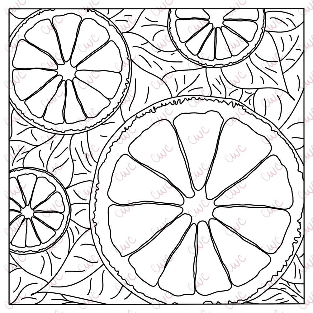 Summer Feels Coloring Book