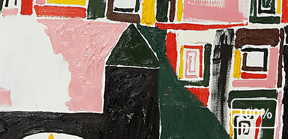 72 digital images of Tal R paintings, people landscape still life material