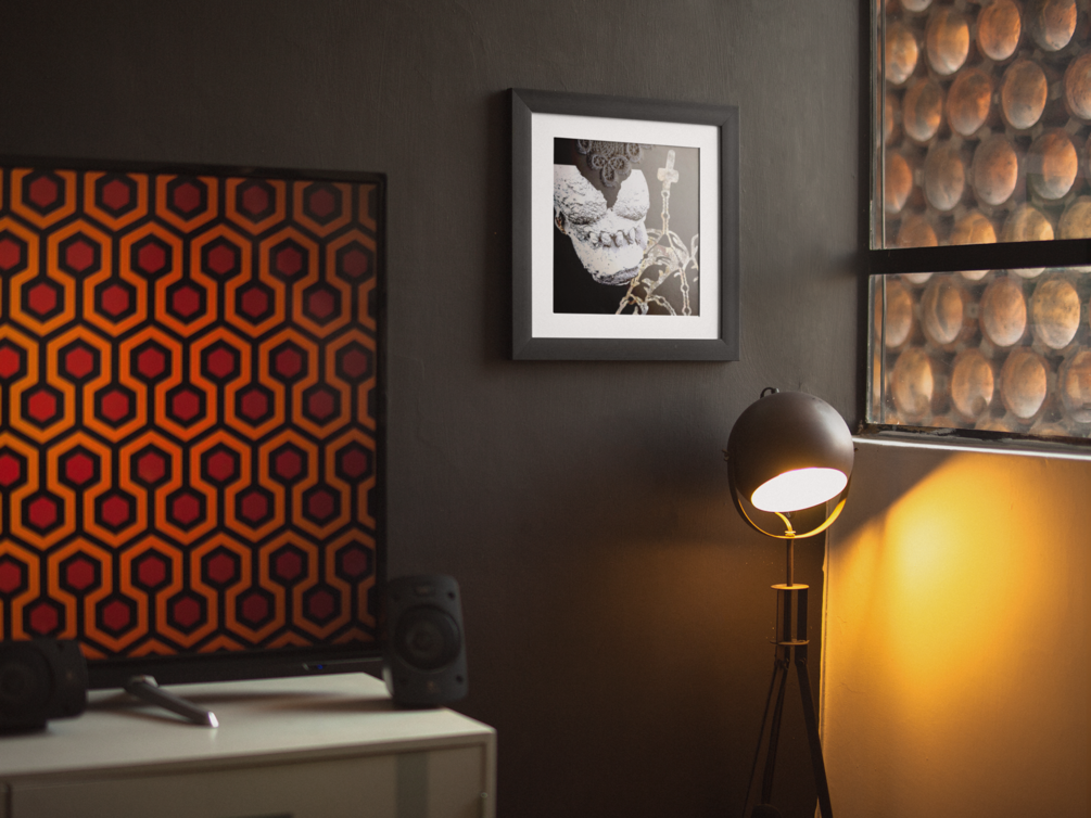 Crucifix Tiger – Marble Fang Collage Digital Print (Mask by Mack Escrow)