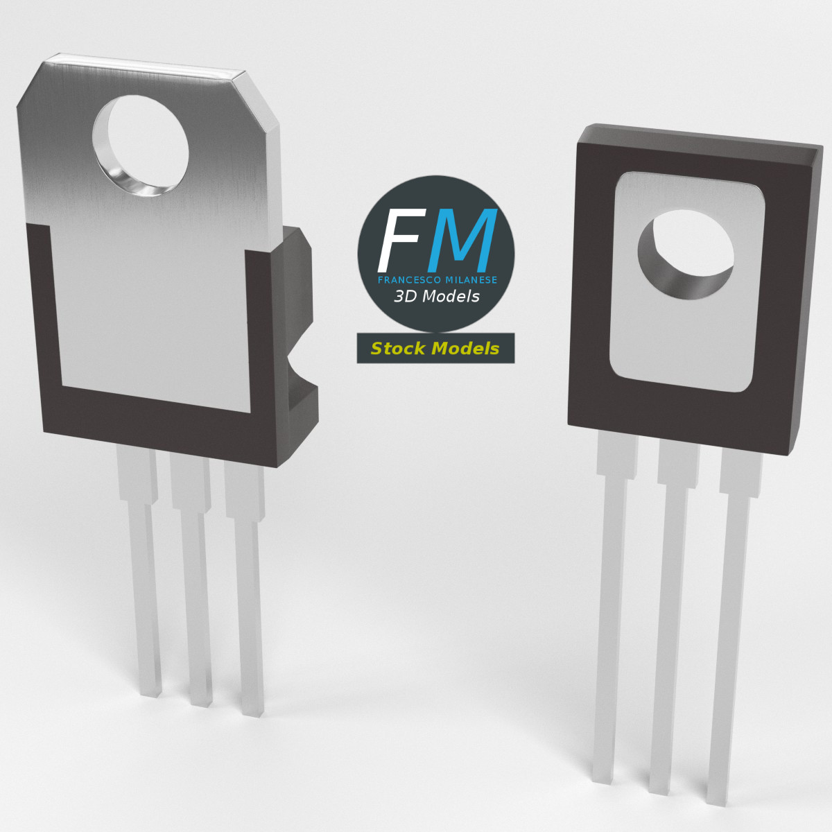 3D MODEL - TO transistors