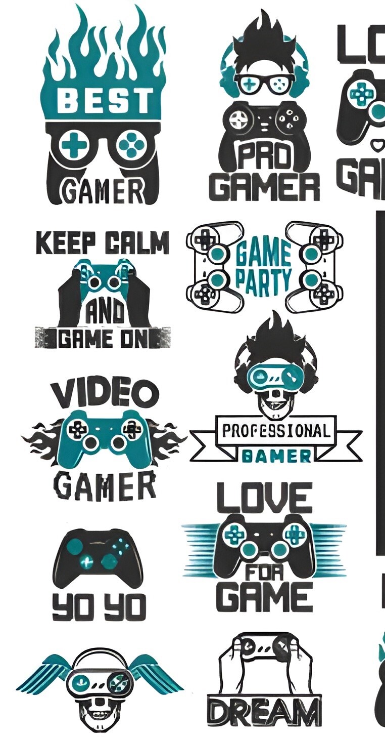 24 Designs Gaming Graphic