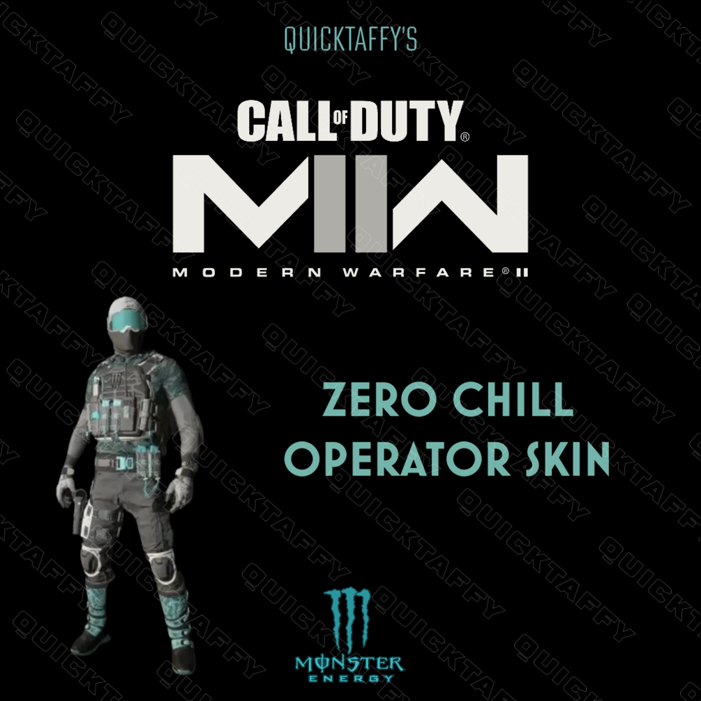 Cod mw3 Zero Chill operator key