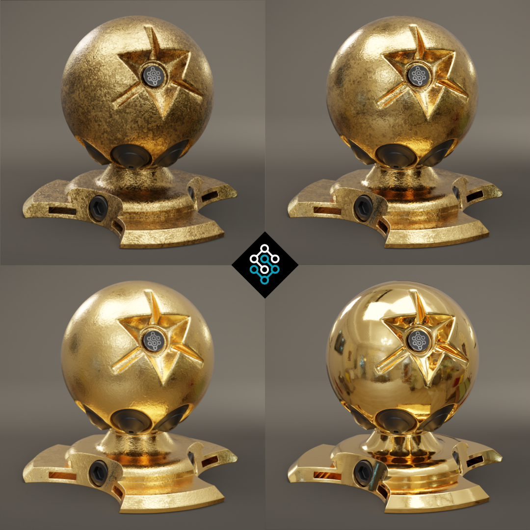Procedural Gold for Blender 3D