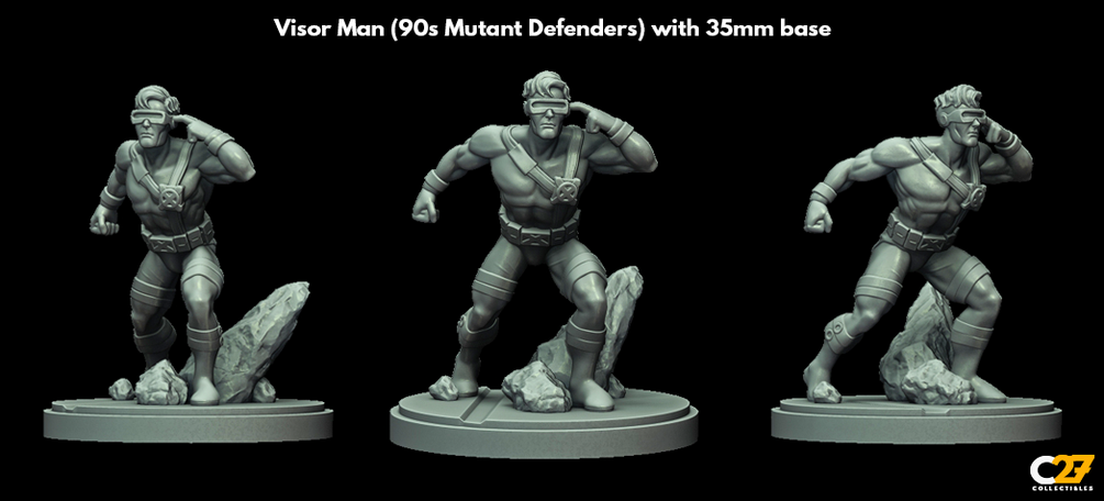 Visor Man with 35mm Base [Pre-supported]