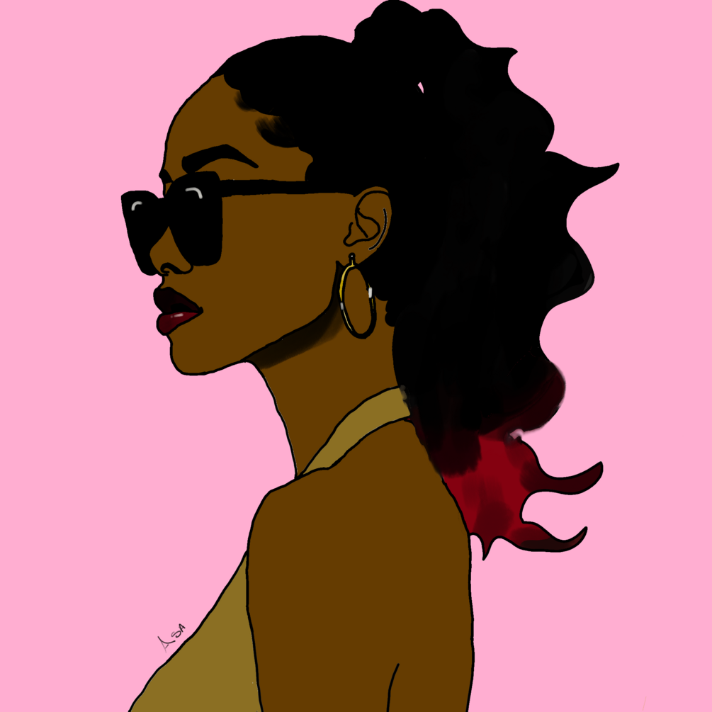 Pink Summer– Free Digital Coloring Page