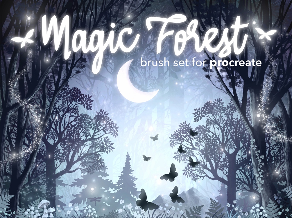 Magic Forest Brush Set For Procreate
