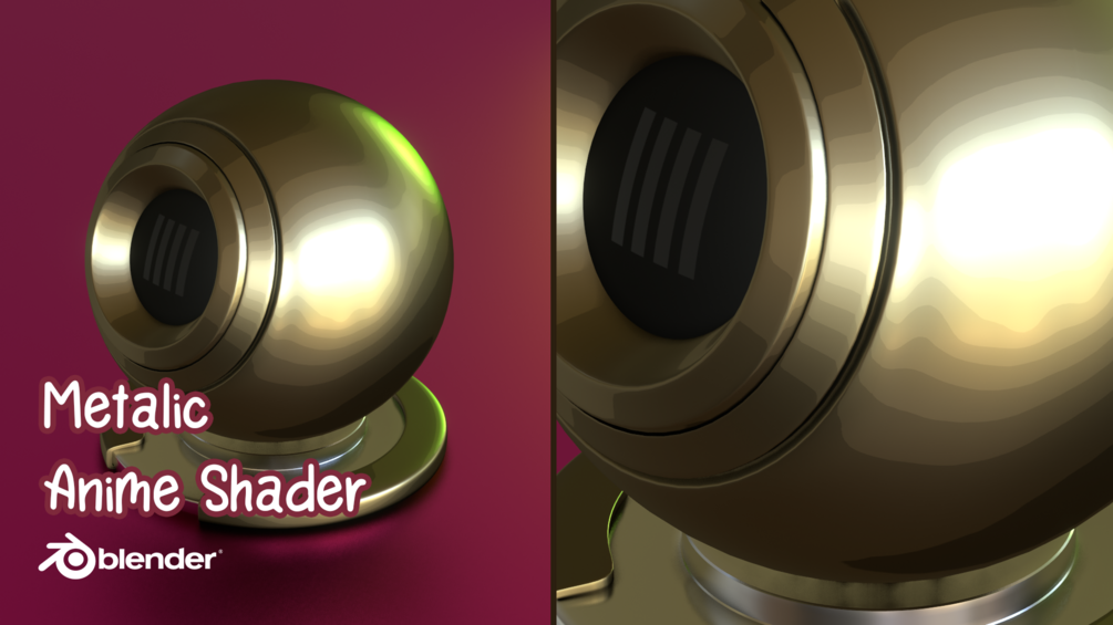 Metalic Anime shader in blender 3.x
