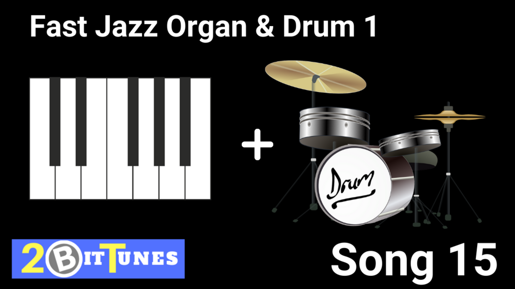Royalty Free Music - Fast Jazz Organ & Drum 3 - Song 15