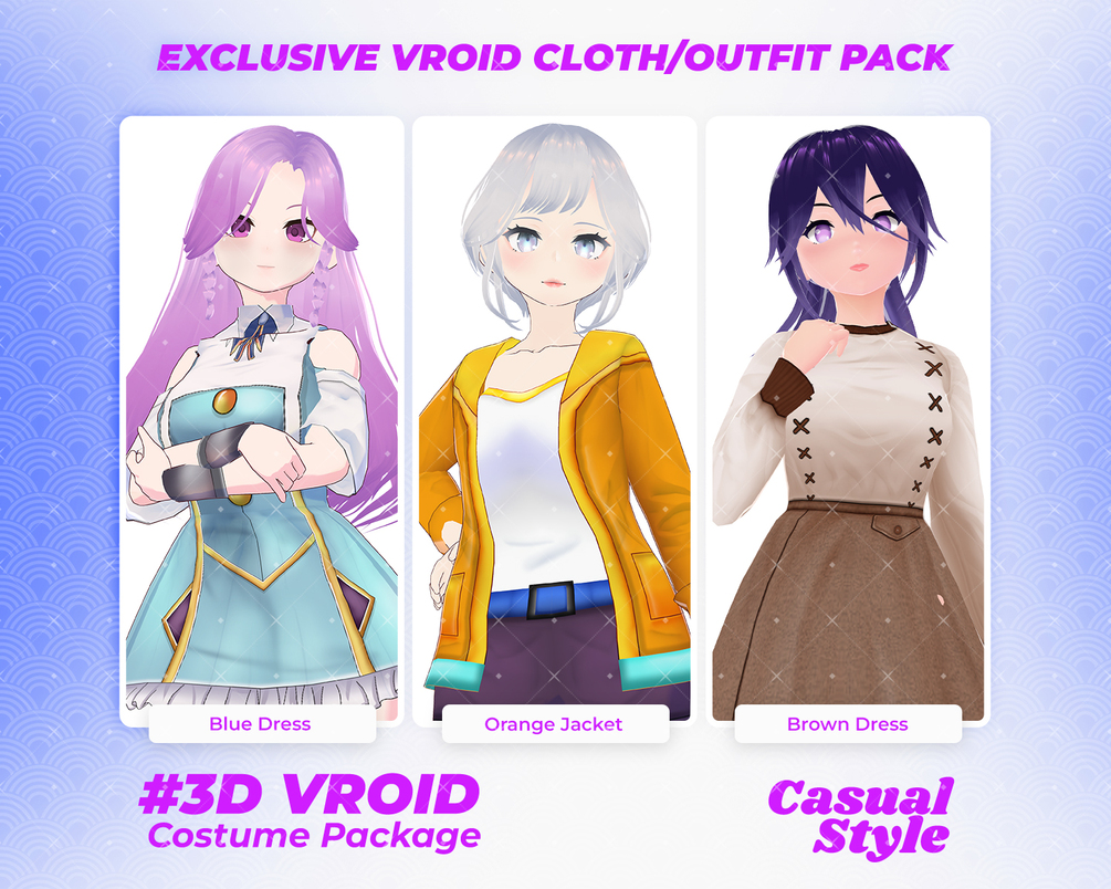 Mini Casual Dresses for the Fashion Forward Streamer - VRoid Clothing ...