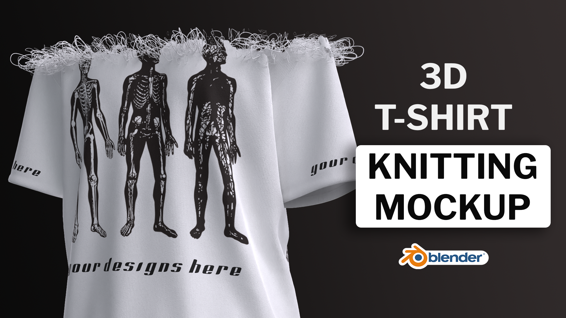 3D Knitting T-Shirt Mockup Available Now! - VirtualThreads - 3D Animated Mockups