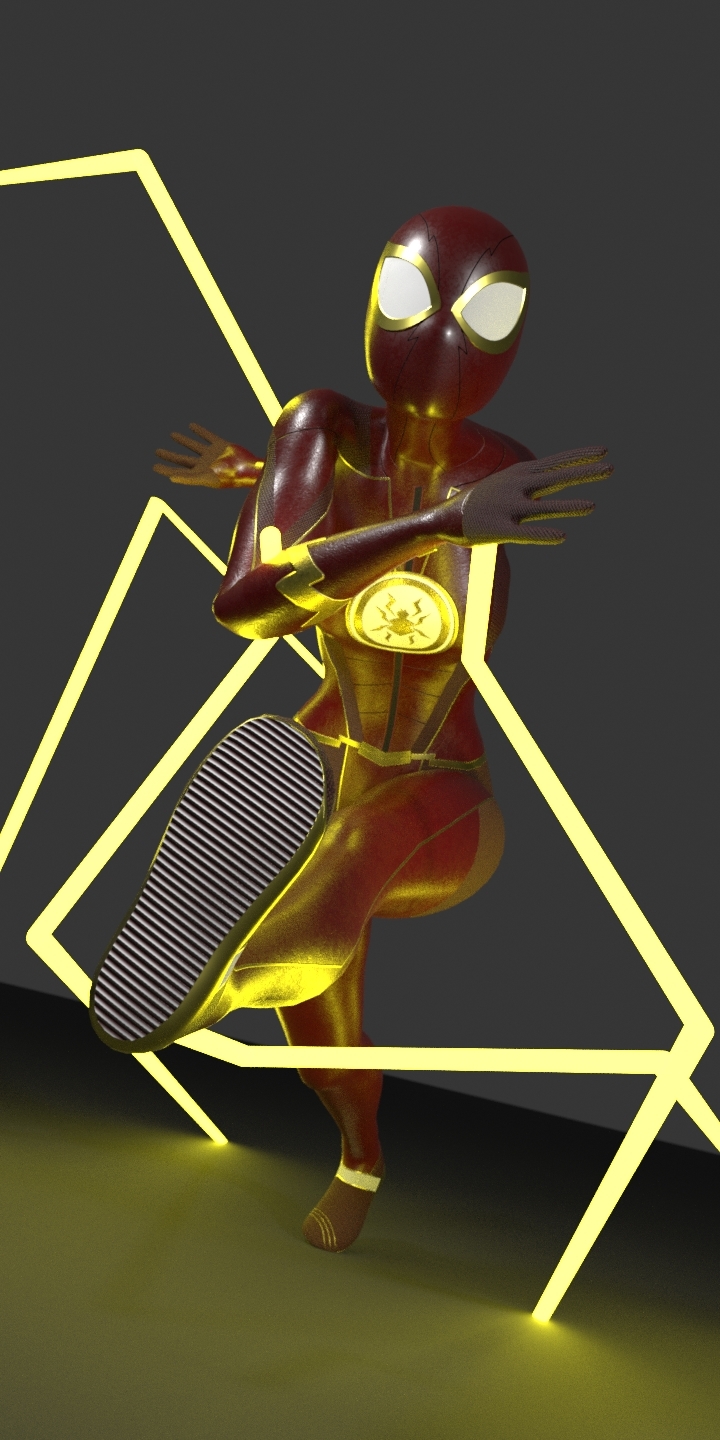 Spider-Flash - Spider-Lair Female Base