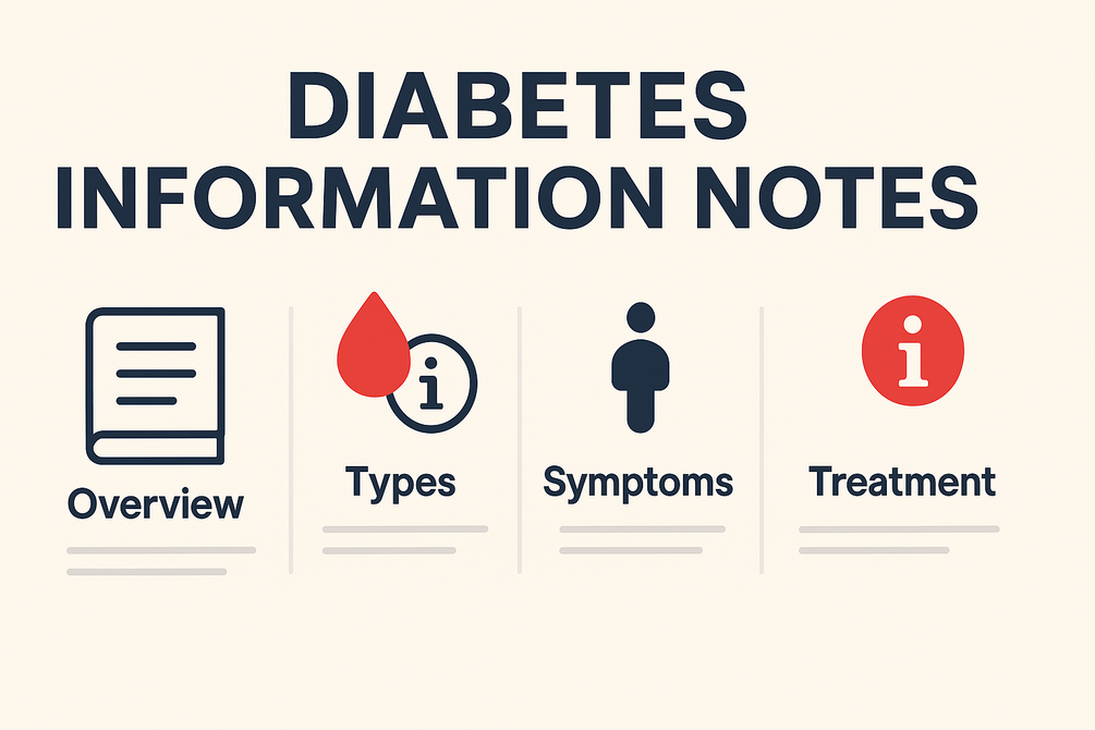 Diabetes Information Notes
