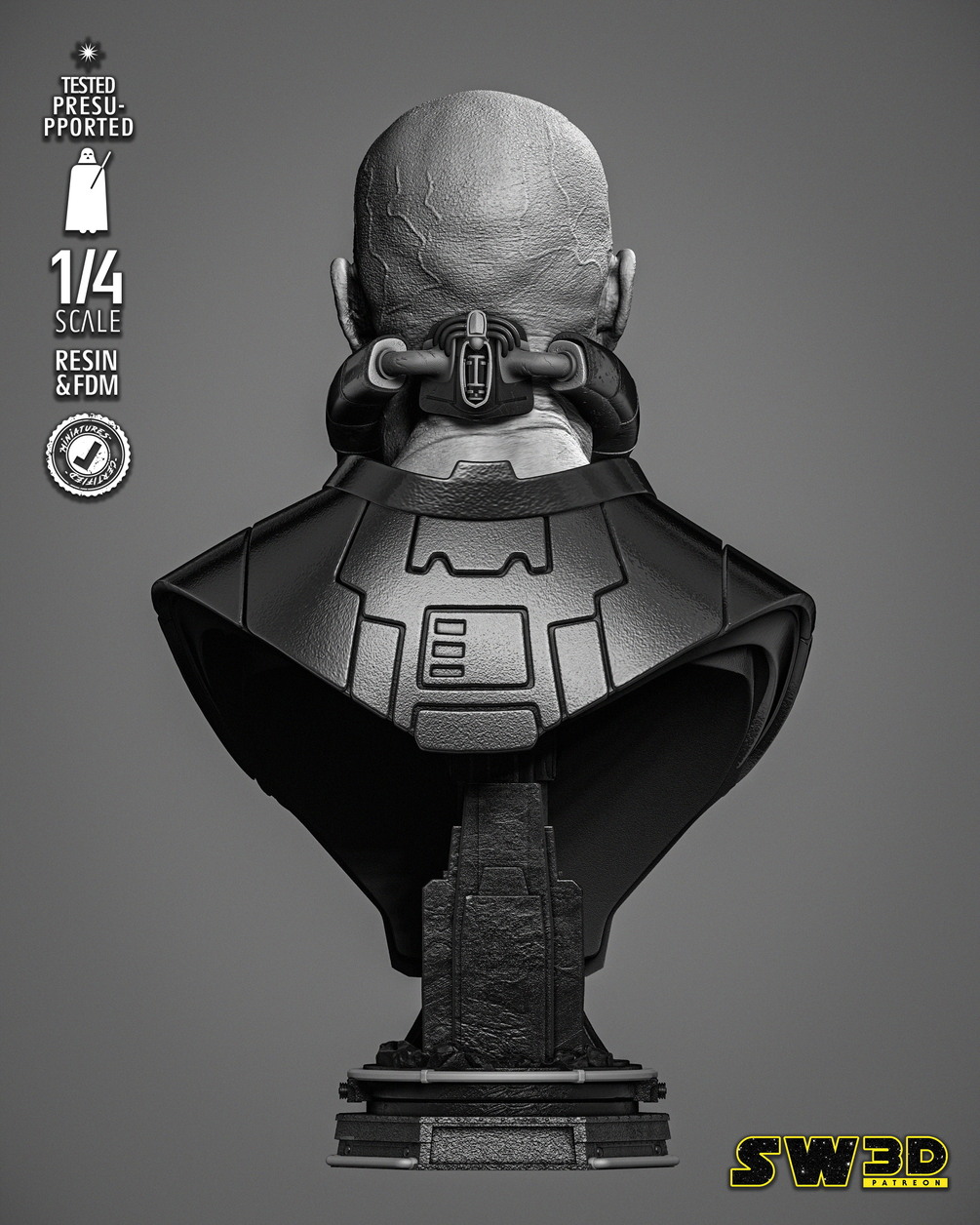 Darth Malgus Portrait Bust - Star Wars 3D Models - Tested and Ready for ...