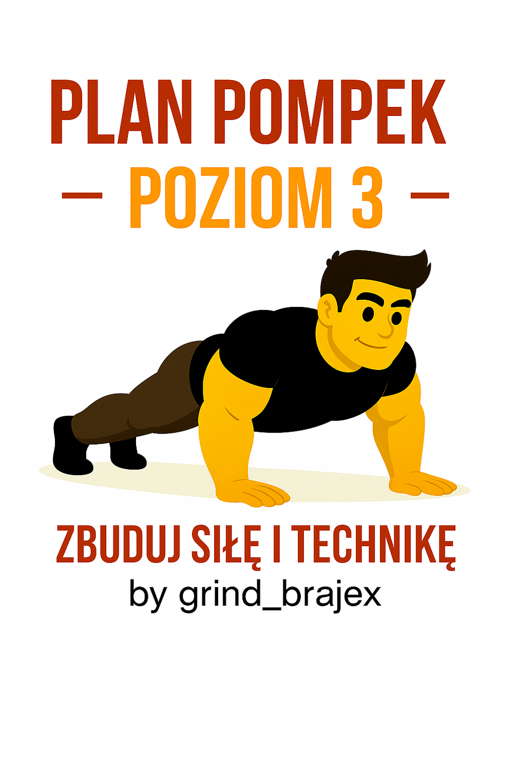 PLAN POMPEK – Poziom 3 | Zrób 14–16 pompek w serii + silny core | grind ...
