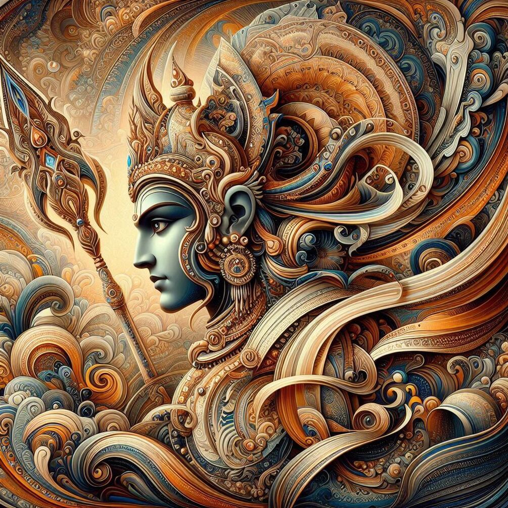 🌟 Divine Abstract Images of God Load Ram #DivineArt #SpiritualImages # ...