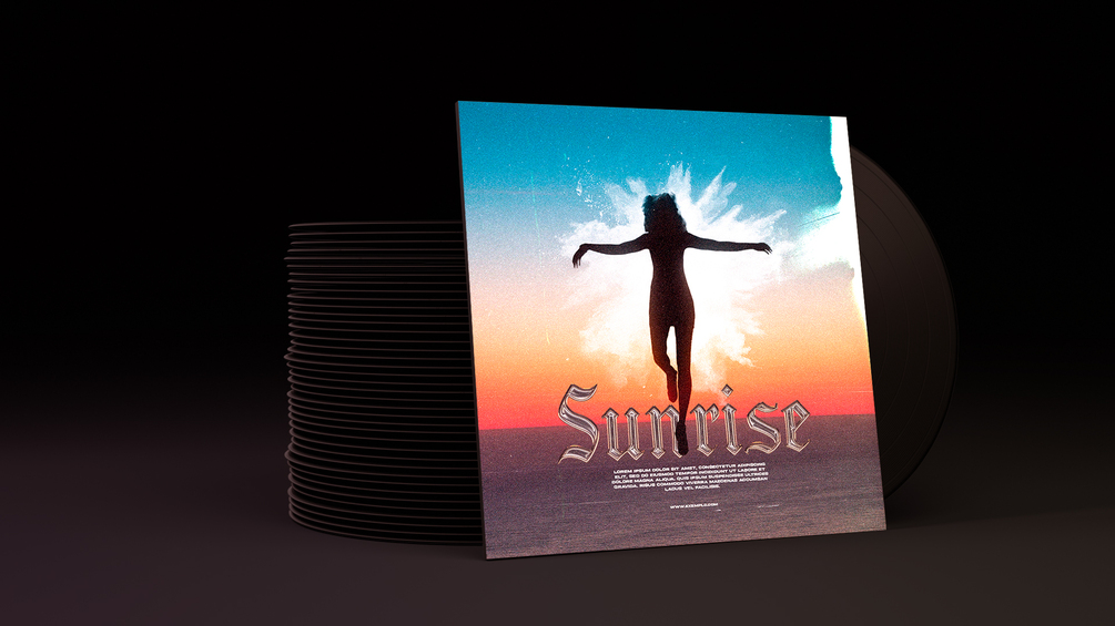 Sunrise Álbum - PSD template