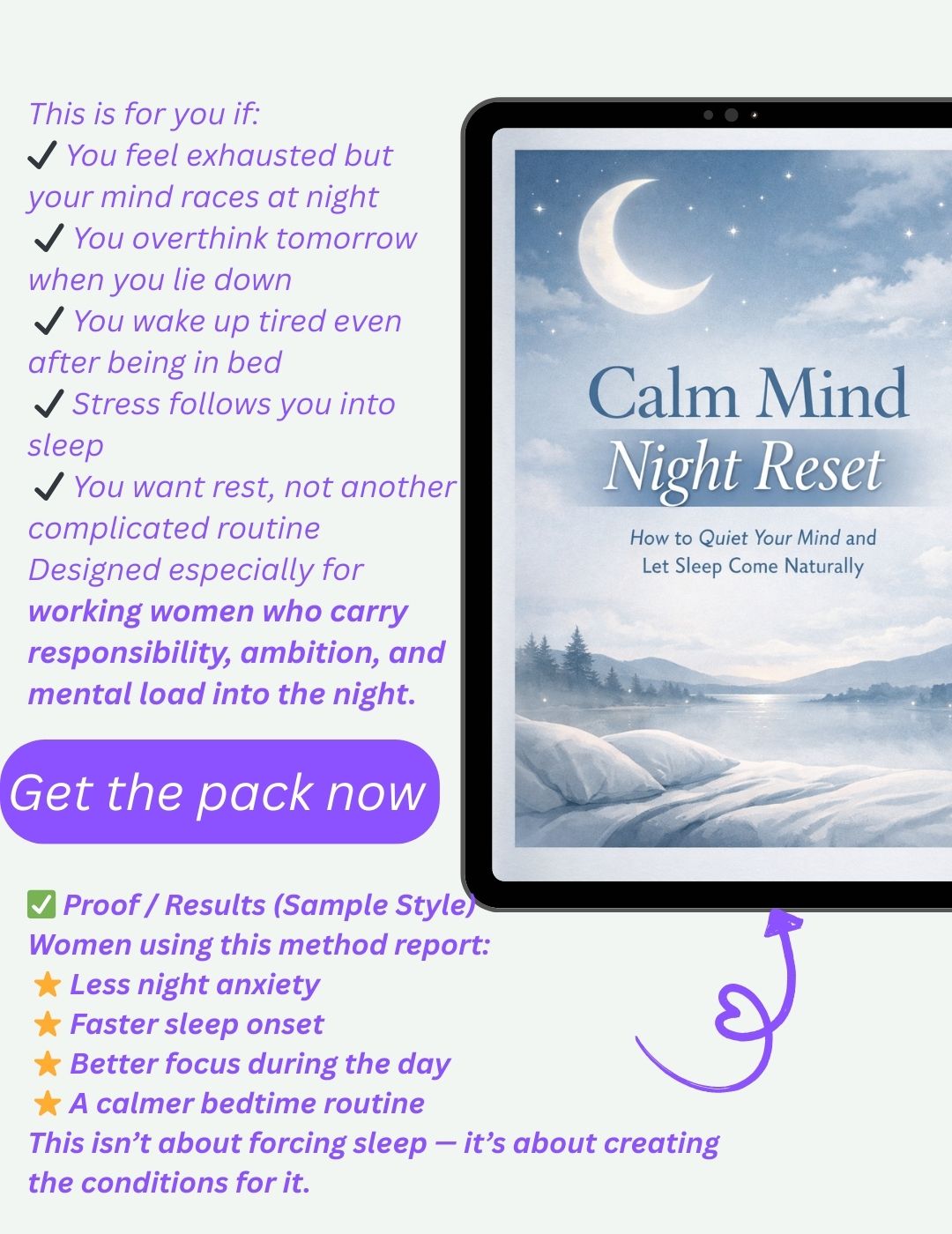 calm mind night reset