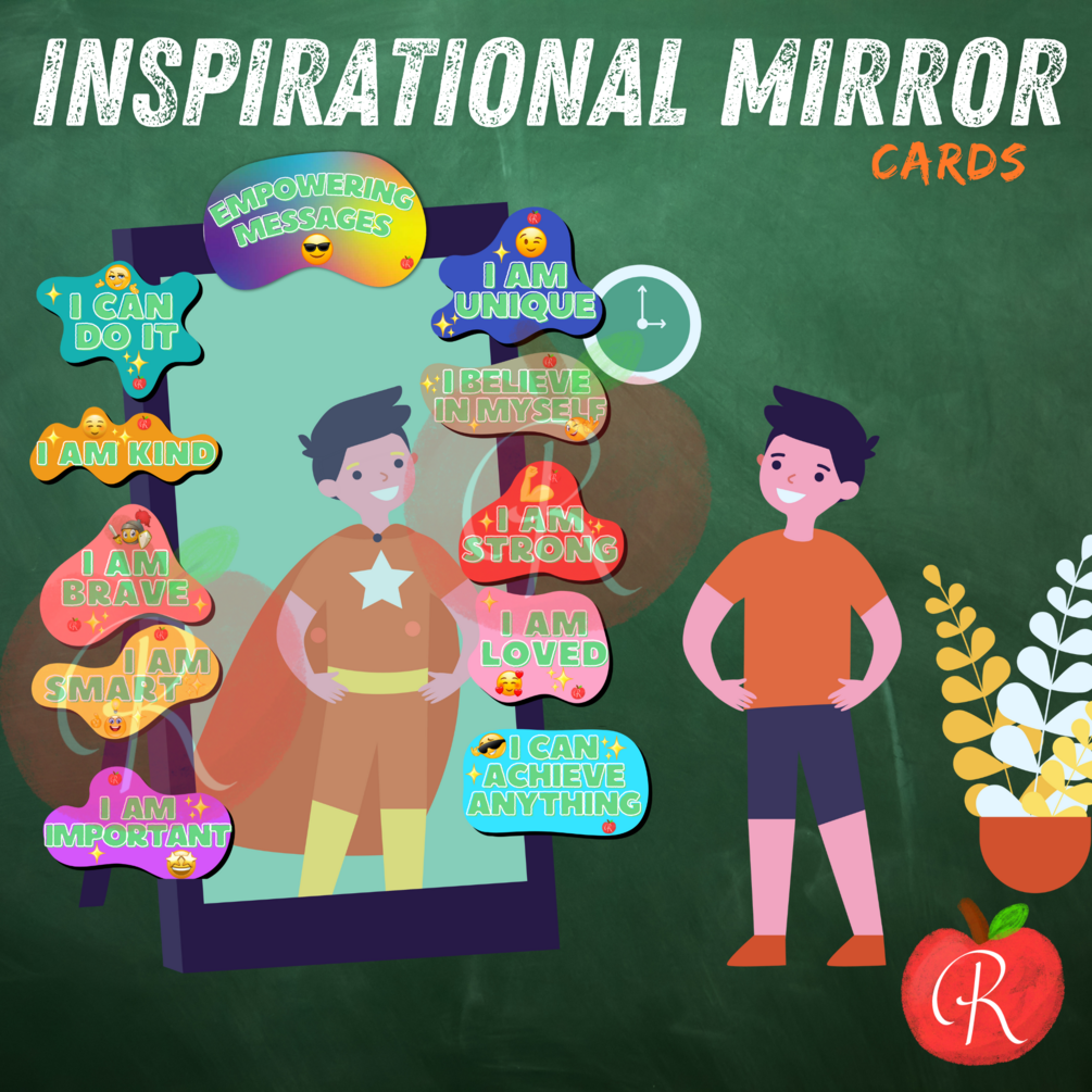 Afirmation station / Self-Esteem mirror cards / Positive affirmation ...