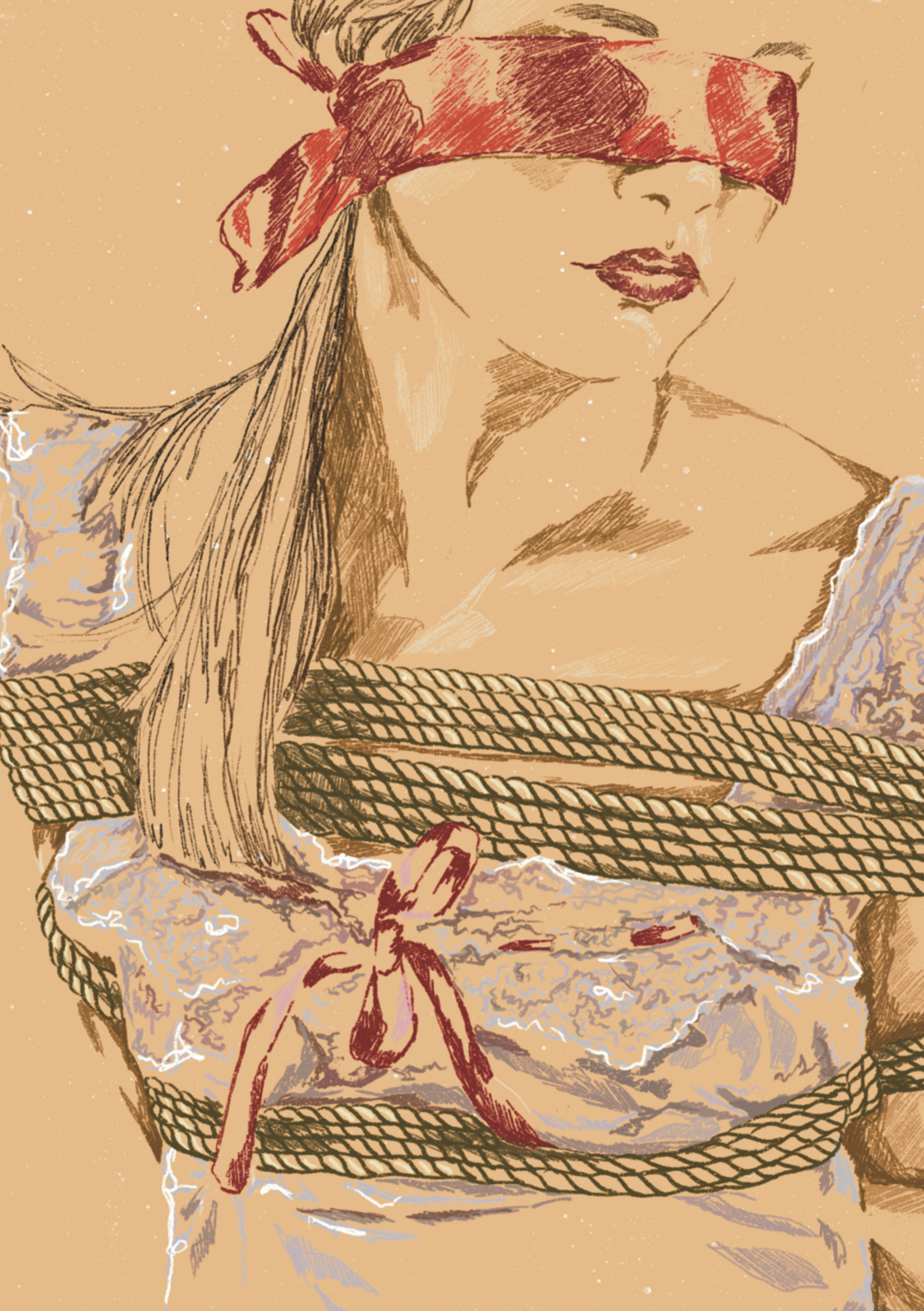 “Blindfolded” - Illustration