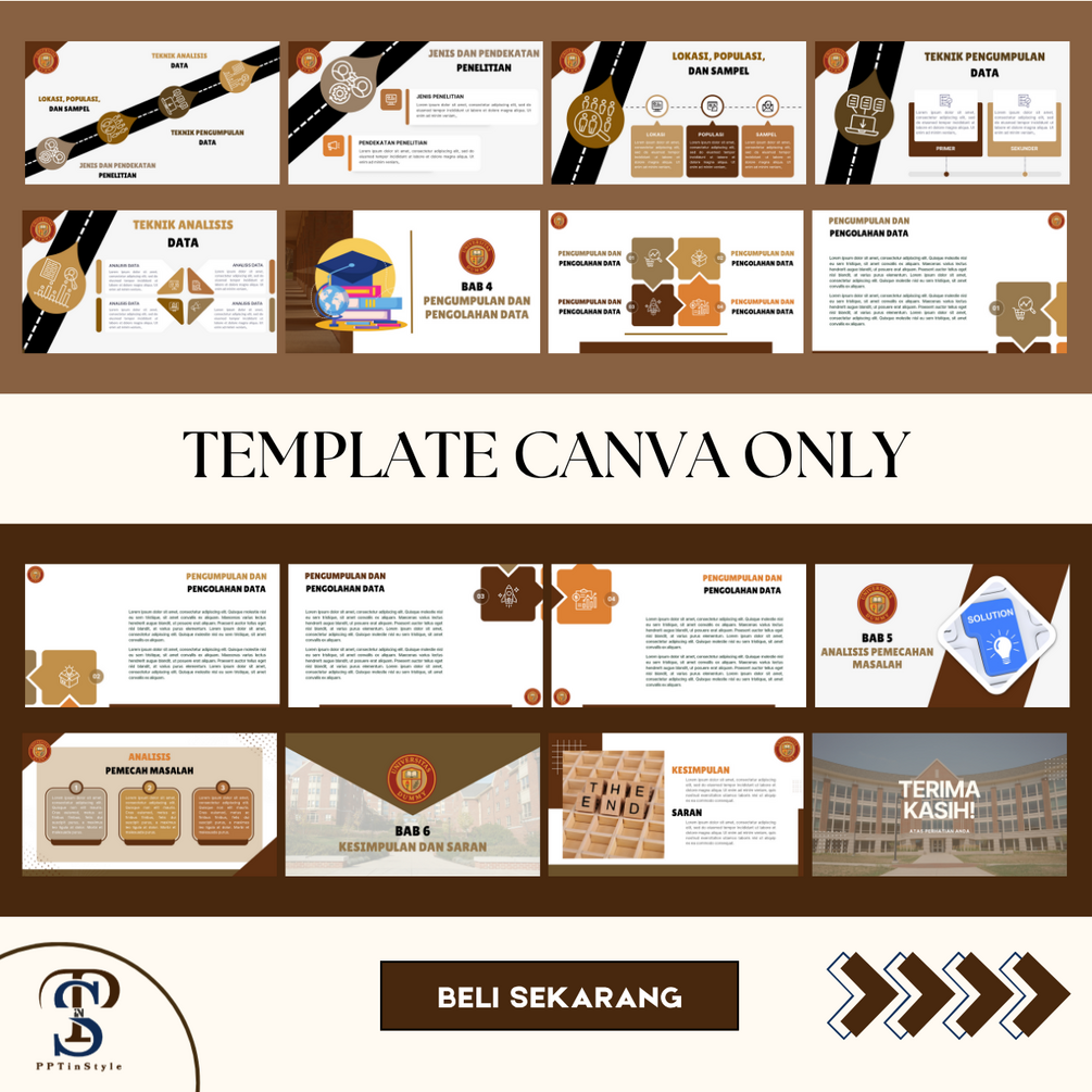 Choco (Color 1) – Elegant Bachelor Thesis Presentation Canva Template ...