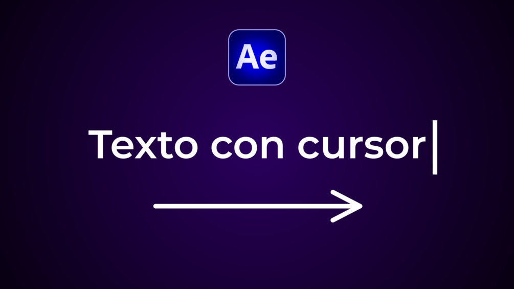 Text with cursor - After Effects