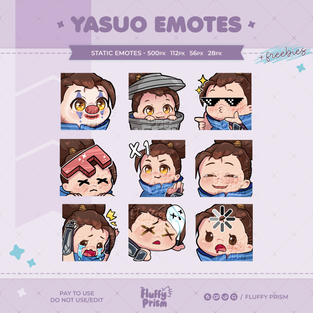 🌪️ Yasuo Emotes | LoL