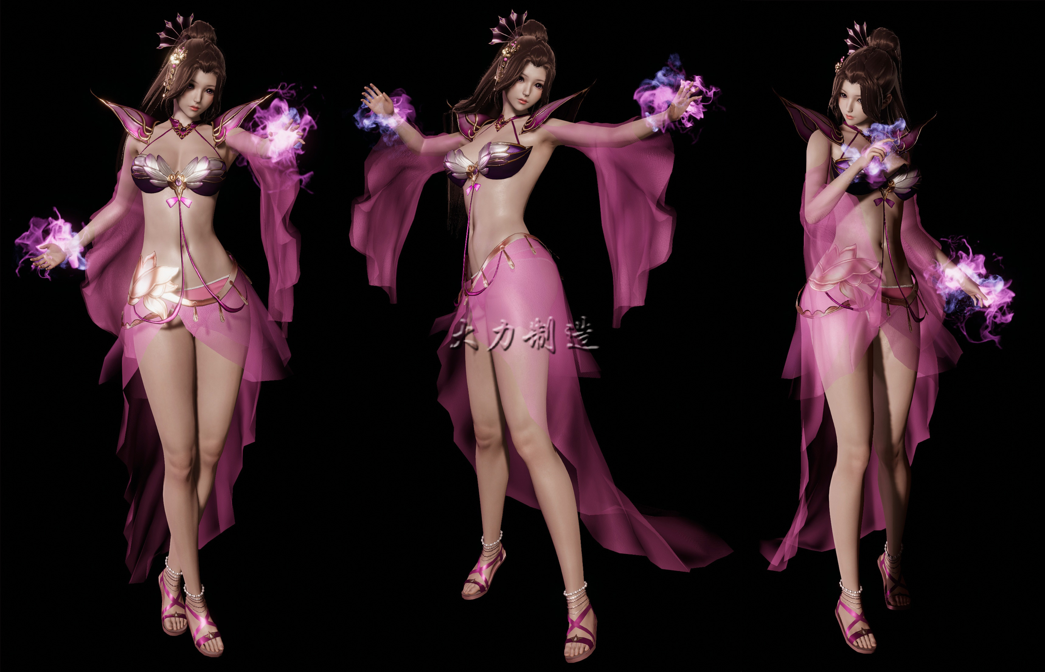 016 H-S-2+AI通用-大力-魔法师-更新法线 附带模特