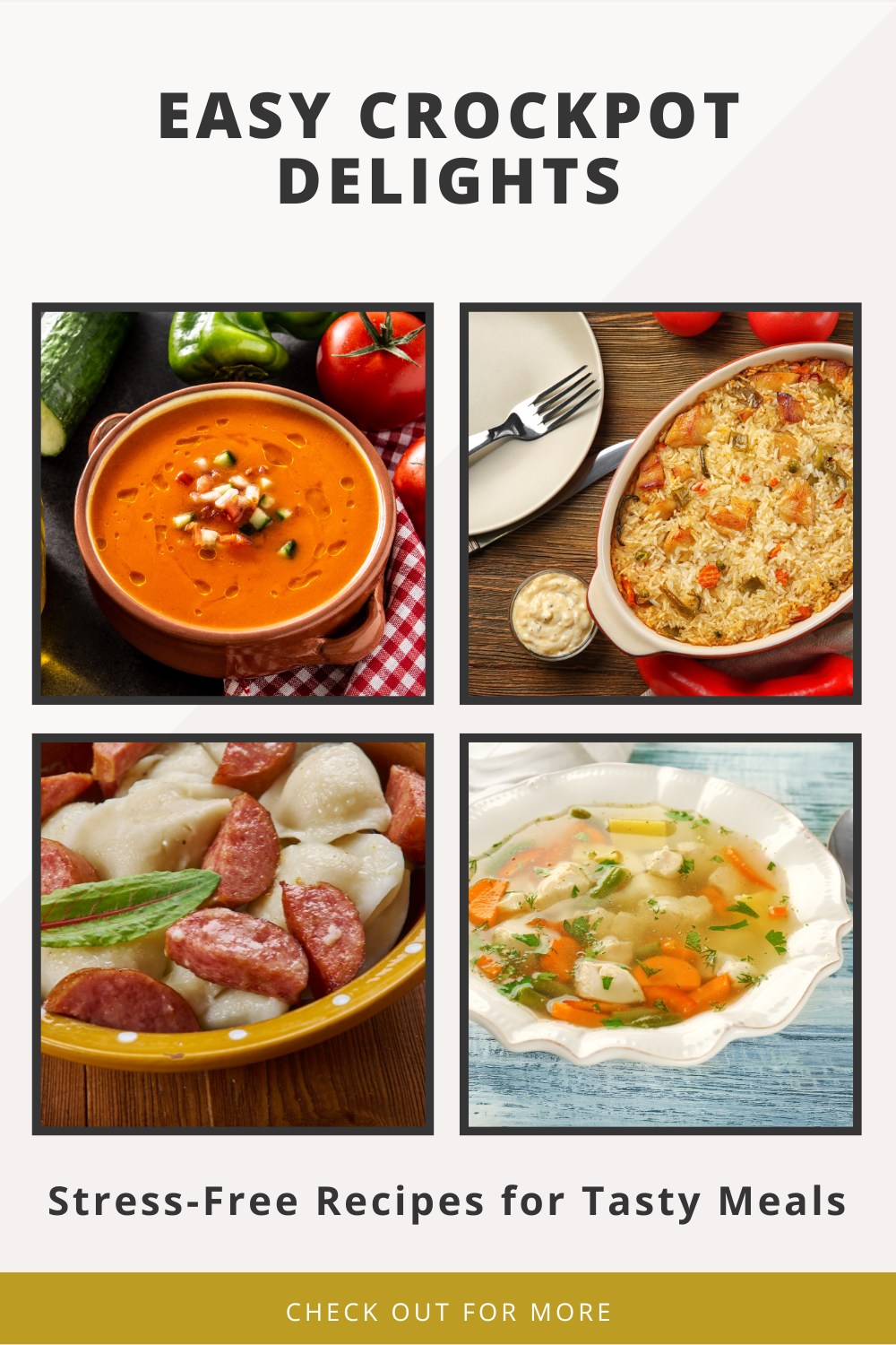 Easy Crockpot Delights: Stress-Free Recipes for Tasty Meals