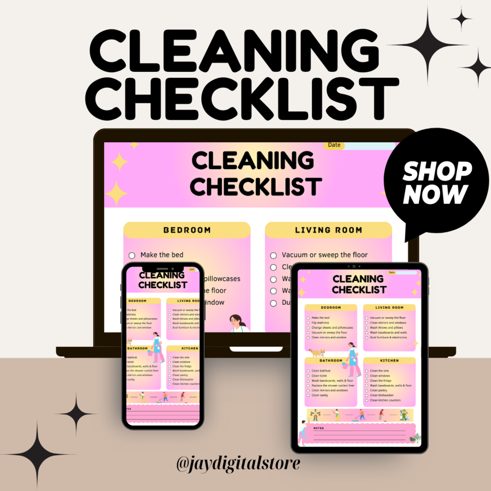 Cleaning Checklist