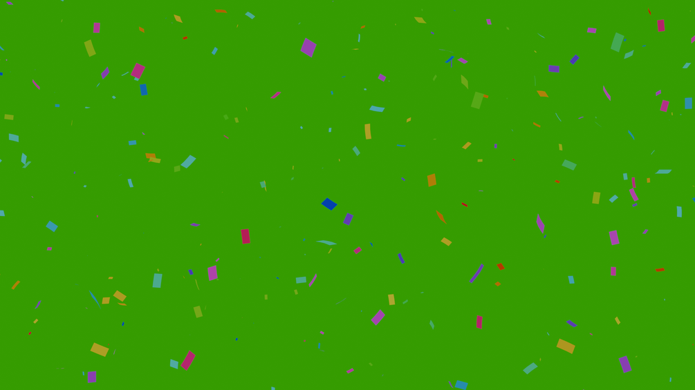 Confetti Green Screen Effect