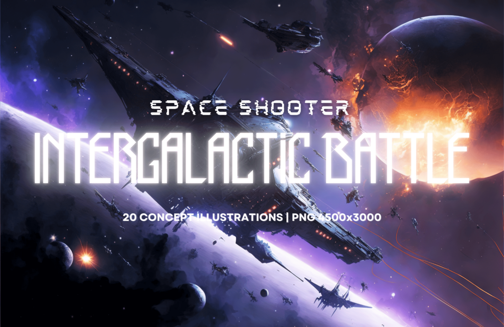 🚀 Space Shooter - Intergalactic Battle