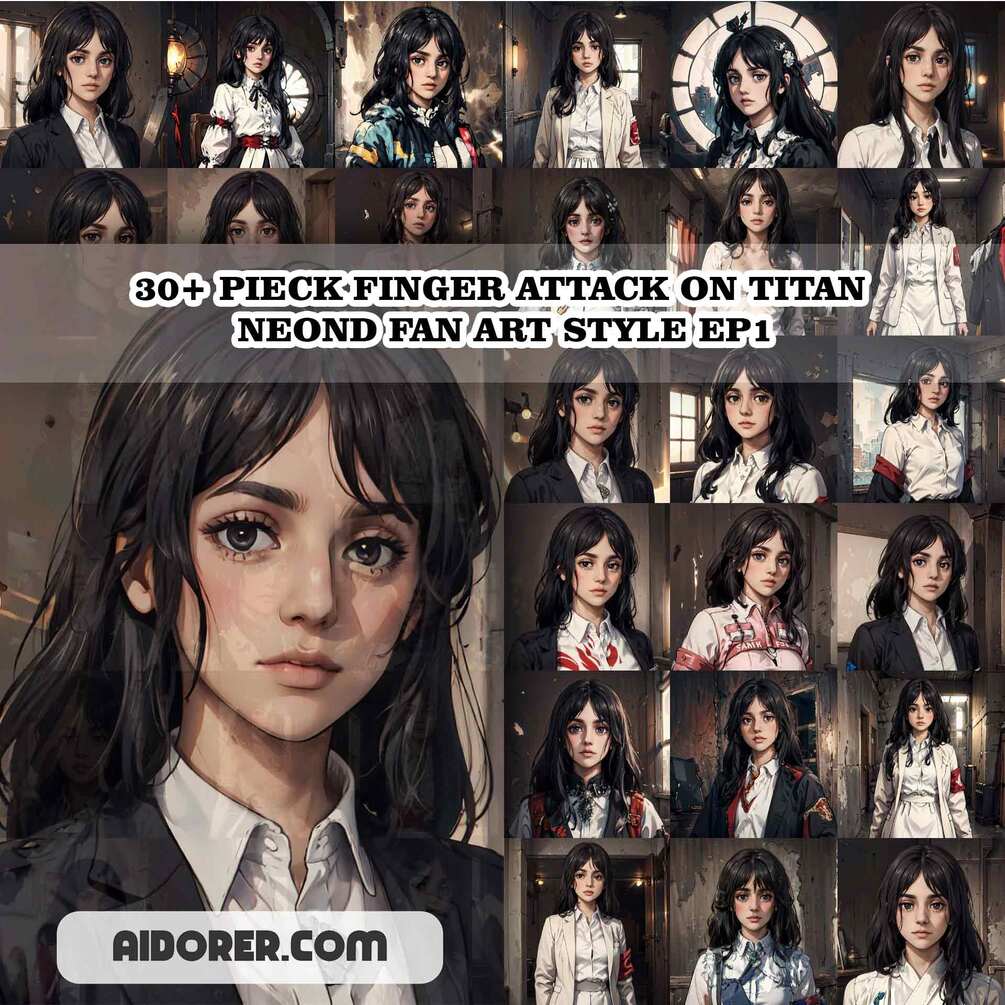 30+ PIECK FINGER ATTACK ON TITAN NEOND FAN ART STYLE EP1