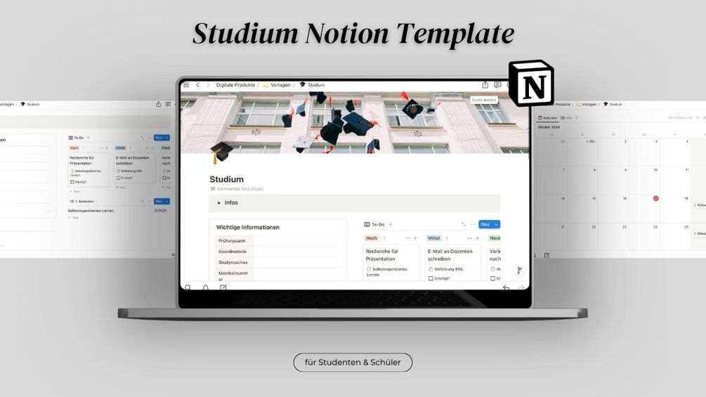 Notion Studium Dashboard