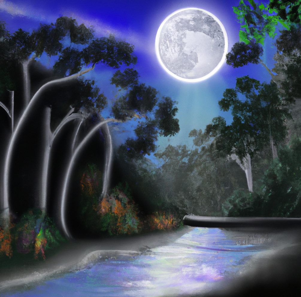 Moonlight over the Jungle