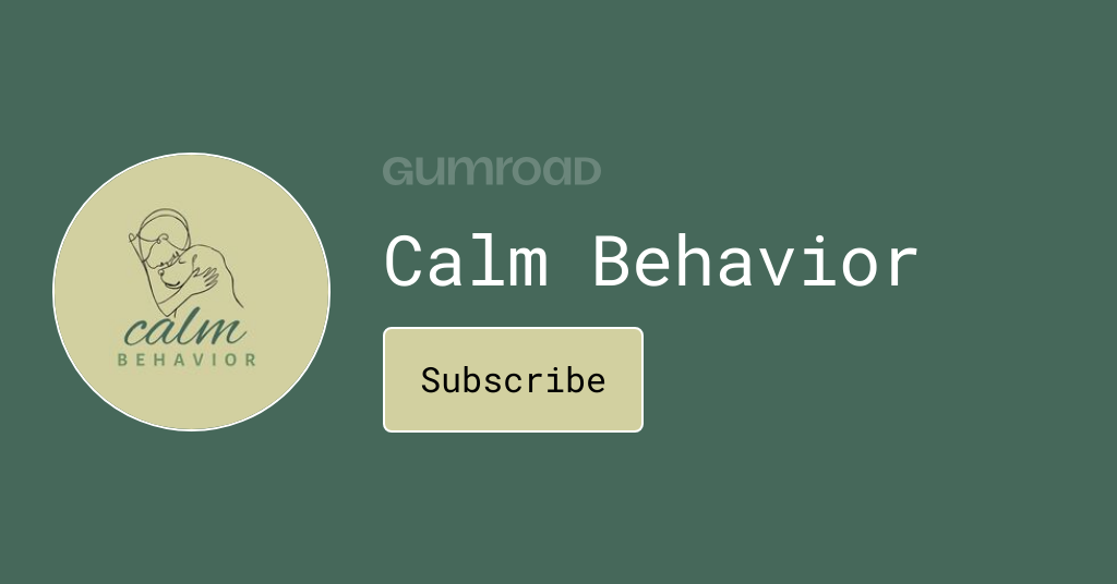 Calm Behavior