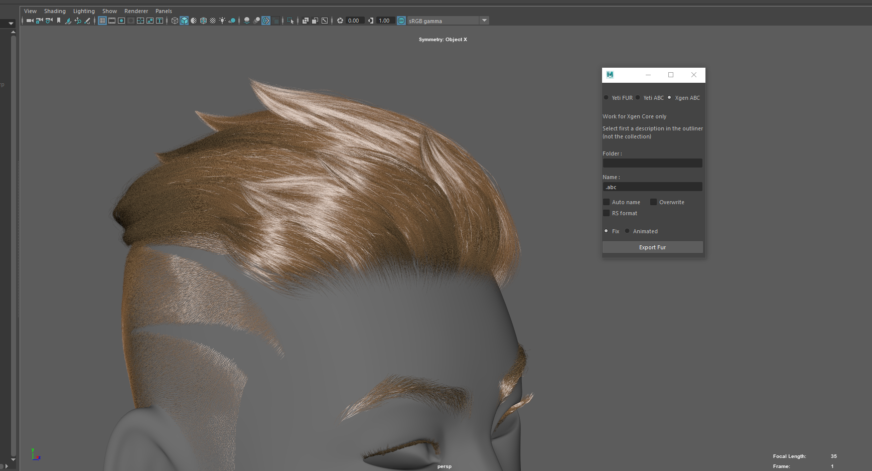 [Maya Script] Xgen/Yeti Cache Exporter - Thibault Ermeneux
