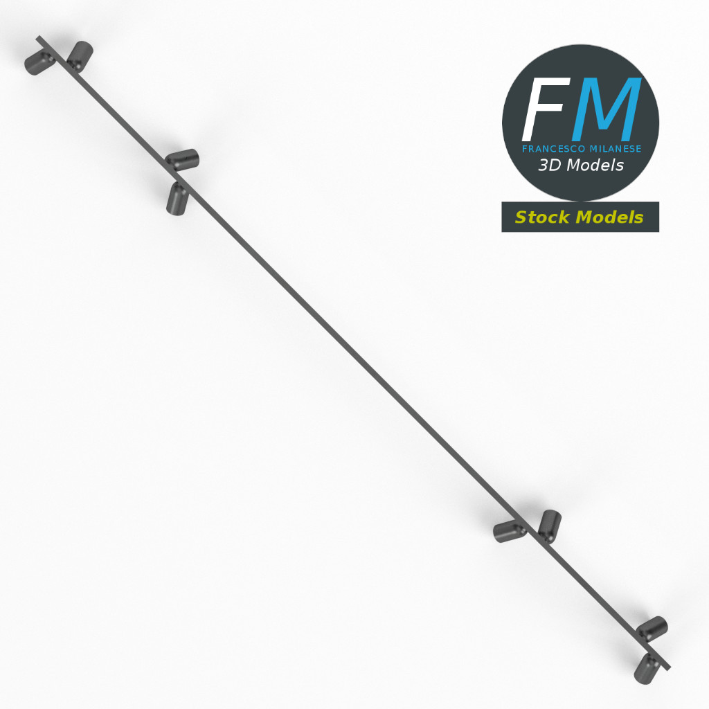 3D MODEL - Studio light ceiling frame