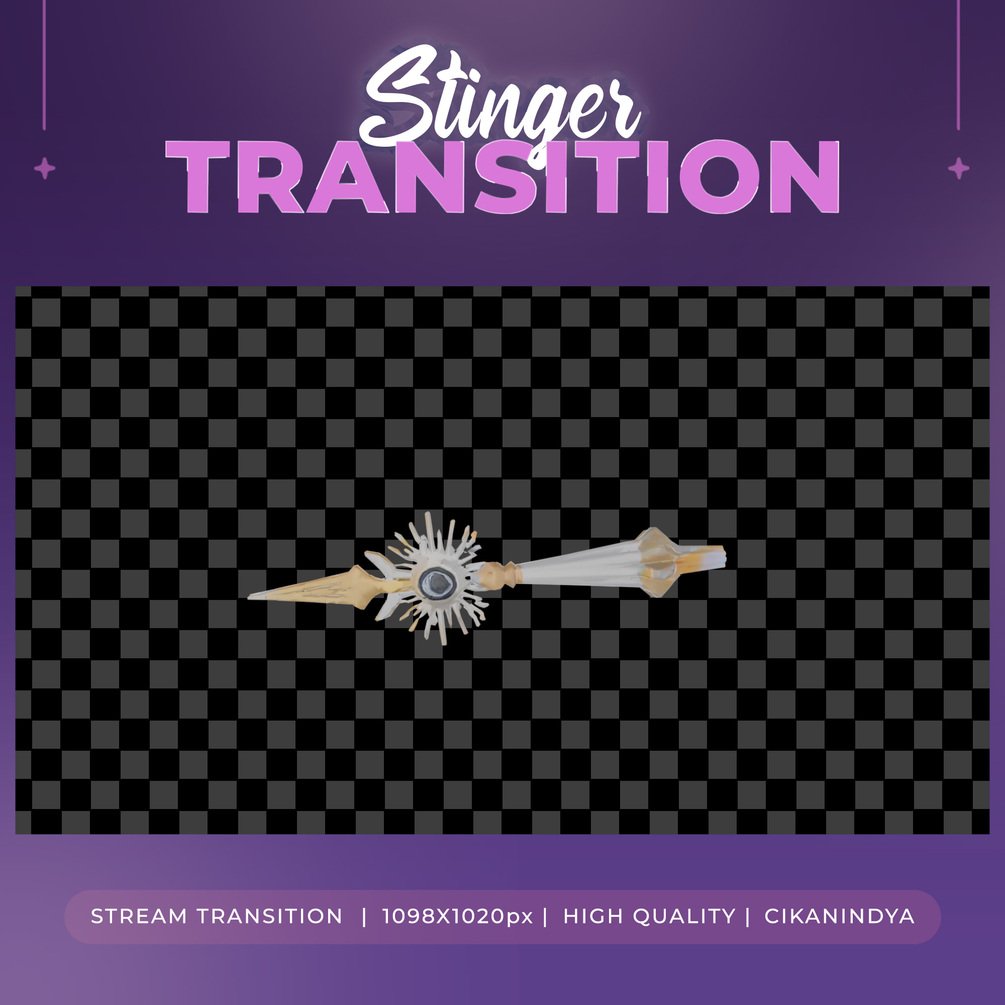 Animated Stinger Transition | Golden Holy Spear Animation for Fantasy ...