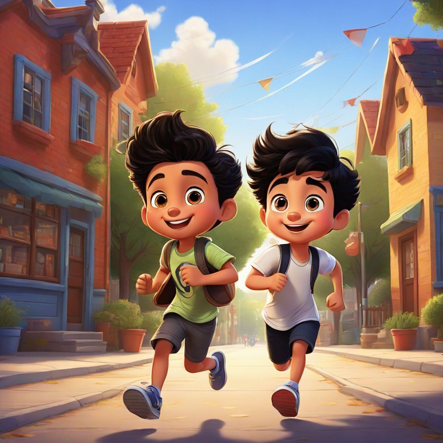 Bode and Asher's Best Day Ever - story book for kids