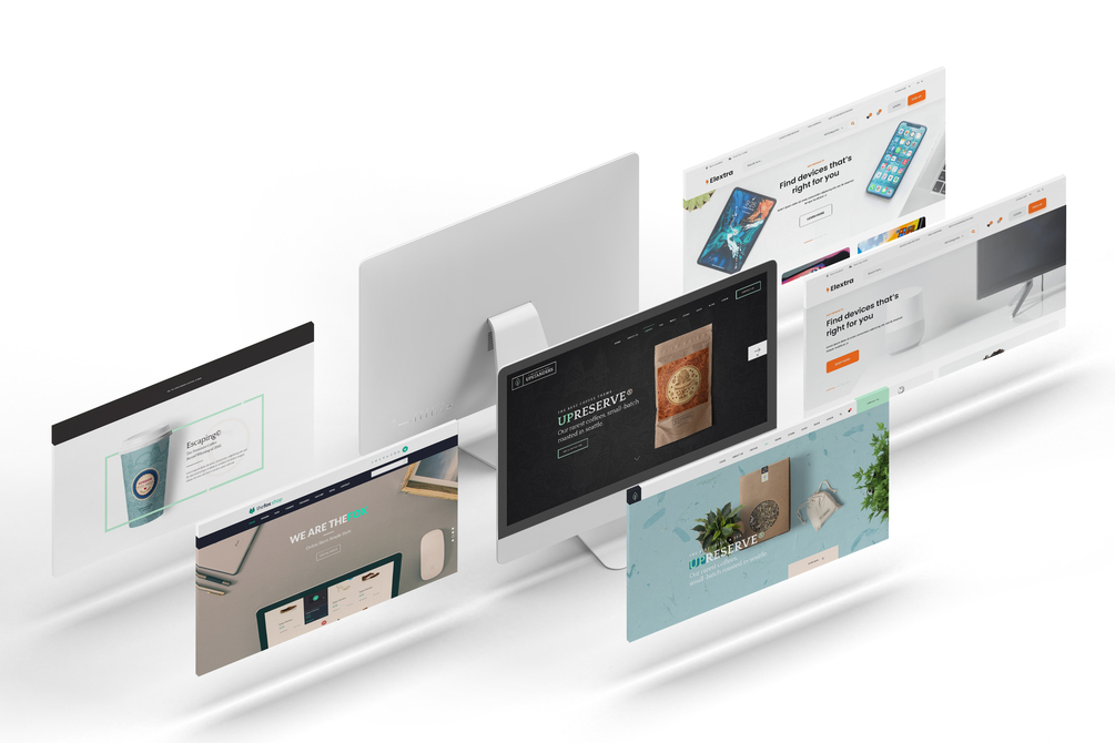 Desktop Screens Mockup 02