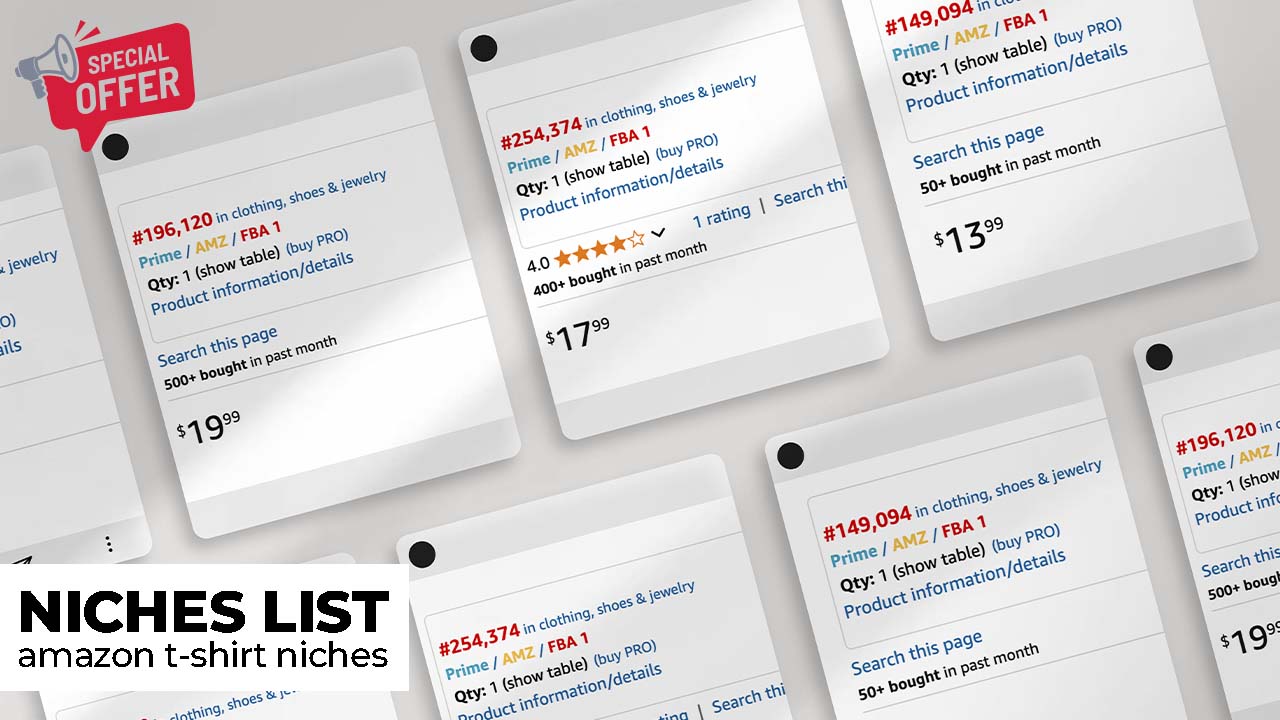 Amazon Trending T-shirt Niches Increase Your Sells in 2025